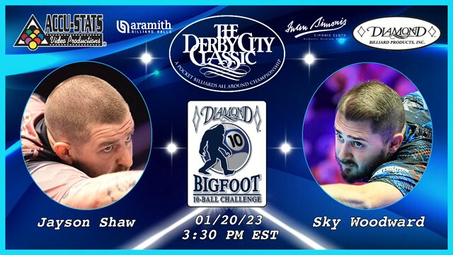 Sky Woodward vs Jayson Shaw 10-Ball from Accu-Stats Arena - Accu-Stats Live