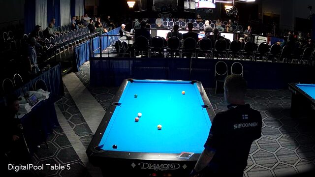 Tyrel Blowers vs Jani Siekkinen 9-Ball from Table 5 Match #7 - Accu ...