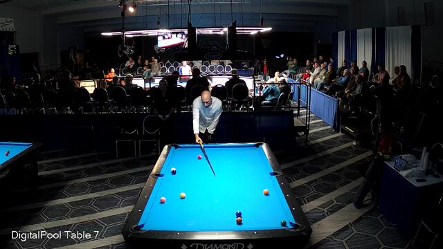 Mark Estiola vs Martin Daigle 9-Ball from Table 7 Match #160 - Accu ...