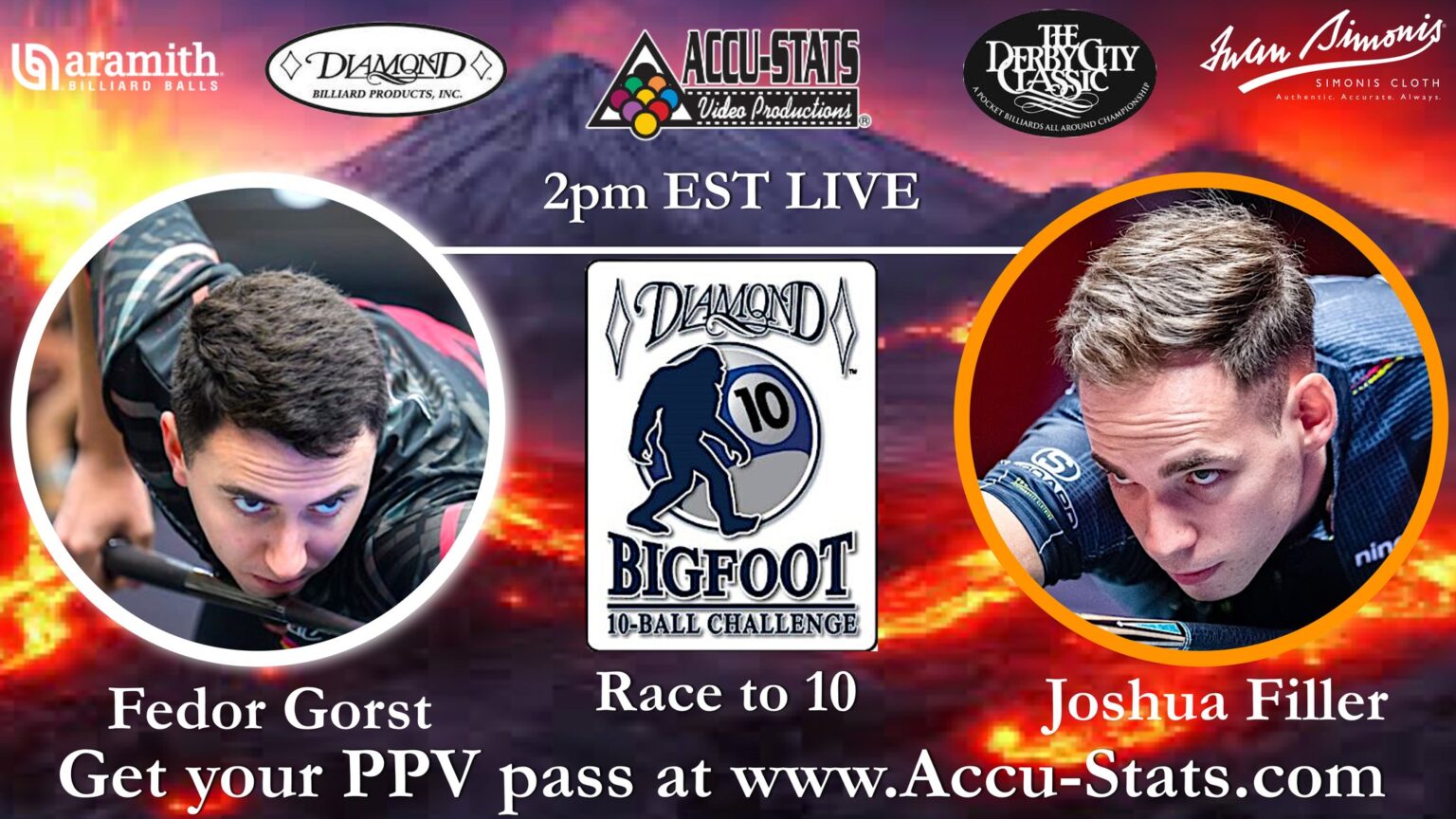 2024 DCC Bigfoot 10-Ball Videos - Accu-Stats Live