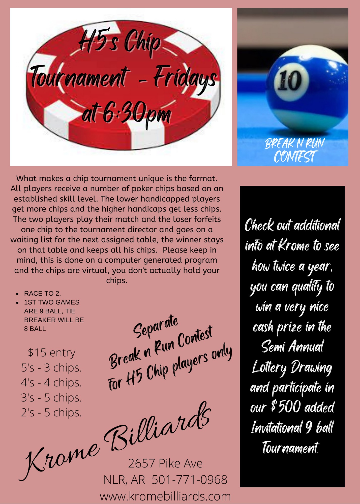FRI CHIP NEW FORMAT 2023 - Krome Billiards