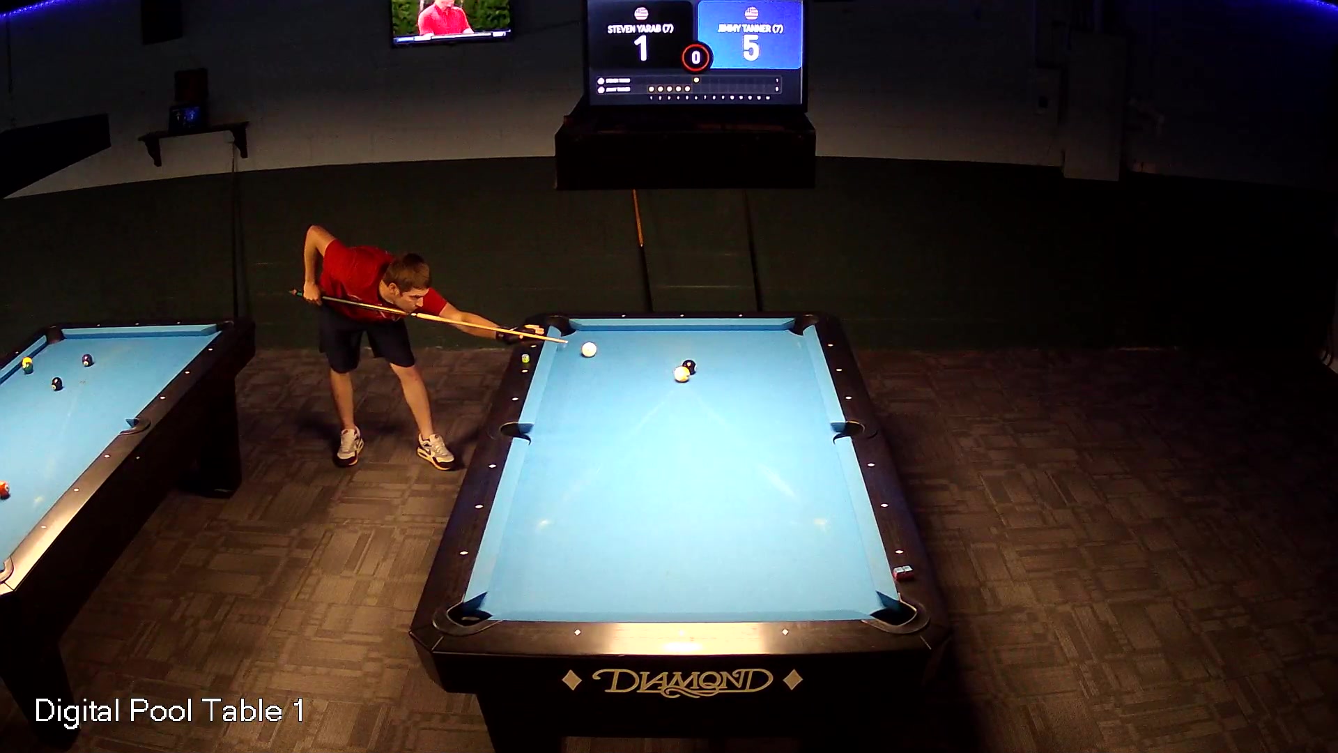 Steven Yarab vs Jimmy Tanner 9-Ball from Table 1 Match #38 - AZBtv