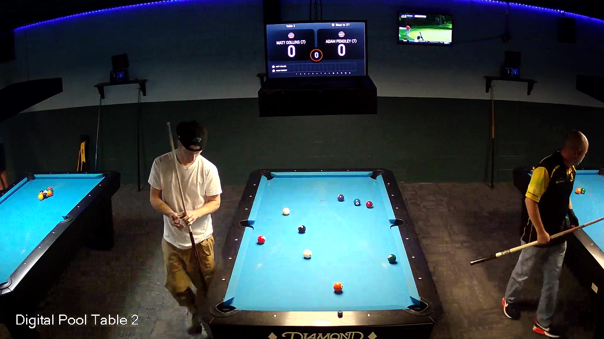 Matt Collins vs Adam Pendley 9-Ball from Table 2 Match #227 - AZBtv